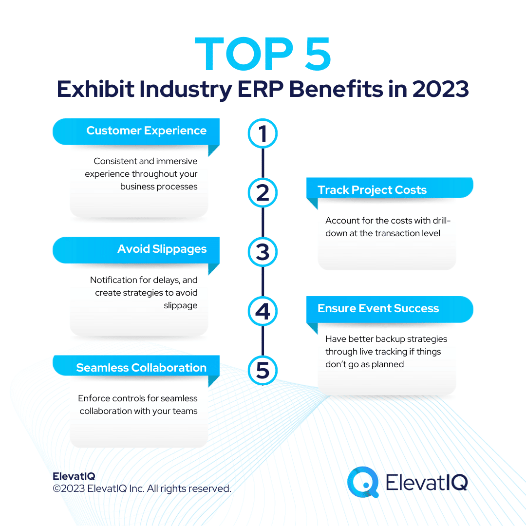 Top 5 Exhibit Industry ERP Benefits