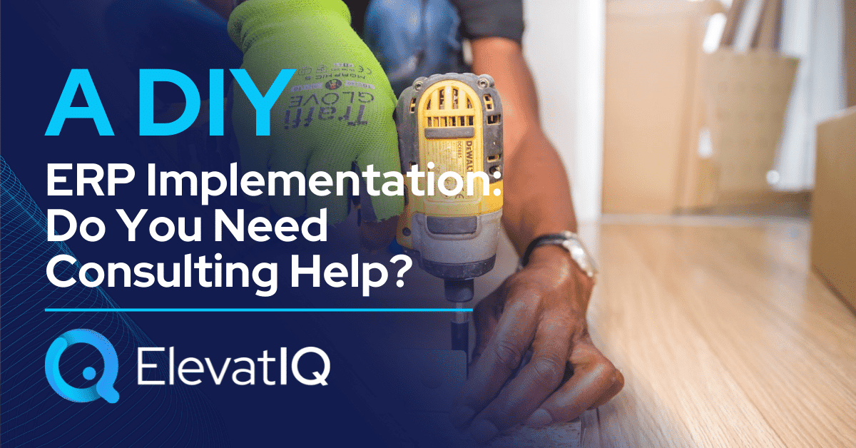 A DIY ERP Implementation: Do You Need Consulting Help?