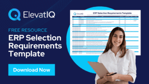 ERP Requirements Template | ERP Requirements Checklist