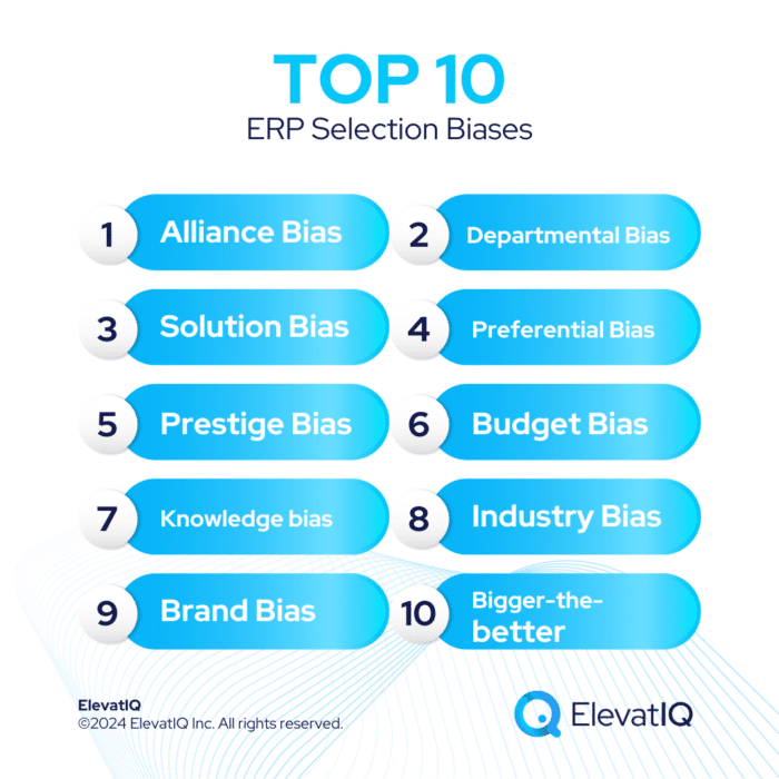Top 10 Erp Selection Biases