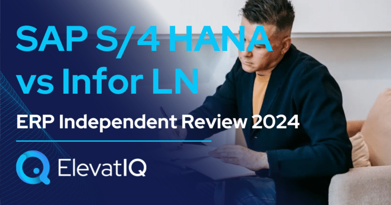 SAP S/4 HANA vs Infor LN ERP Independent Review 2024