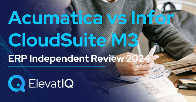 Acumatica vs Infor CloudSuite M3 ERP Independent Review 2024
