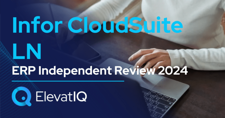 Infor CloudSuite LN ERP Independent Review 2024