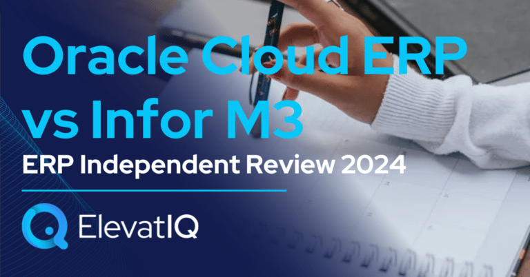 Oracle Cloud ERP vs Infor M3 ERP Independent Review 2024