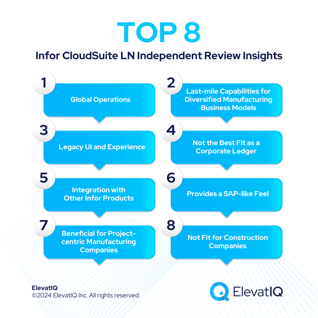 Infor CloudSuite LN ERP Independent Review 2024